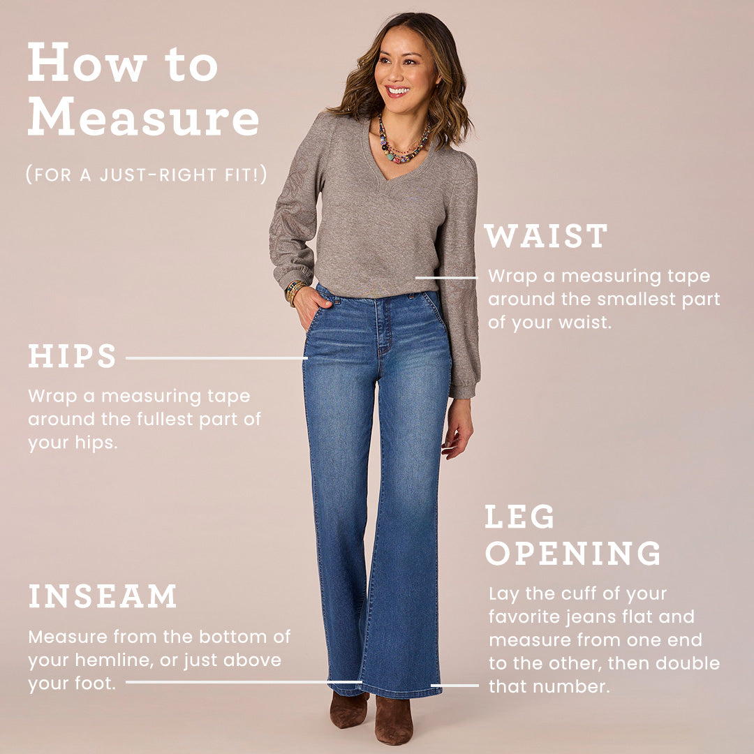 "Ab"solution® Denim Fit Guide | Democracy Clothing