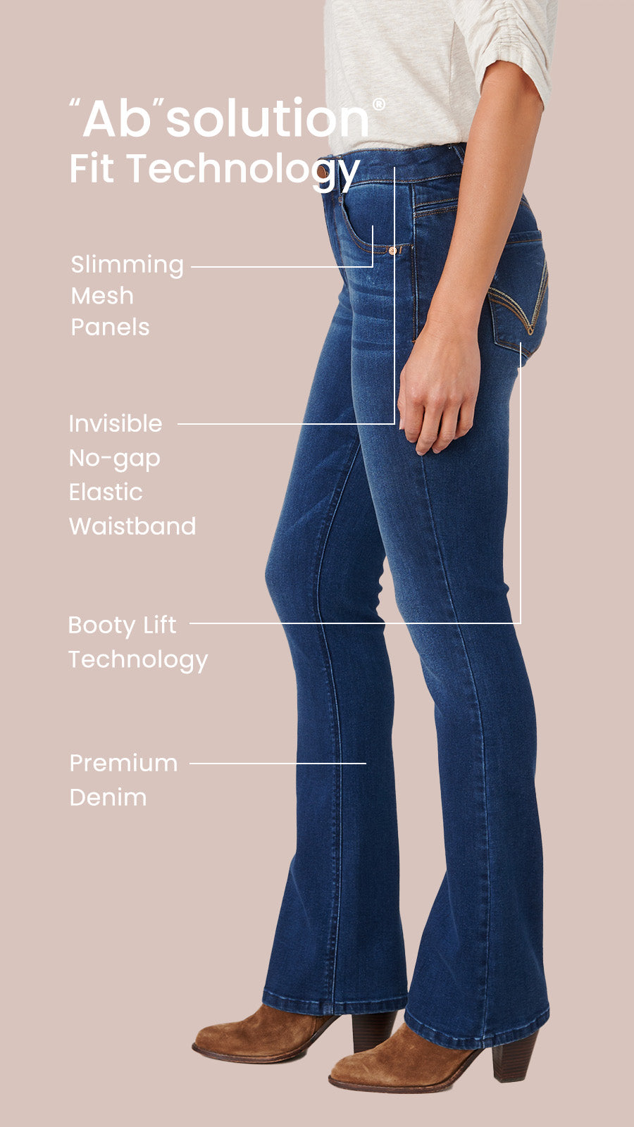 "Ab"solution® Fit Technology | Women's Bottoms | Democracy® Clothing ...