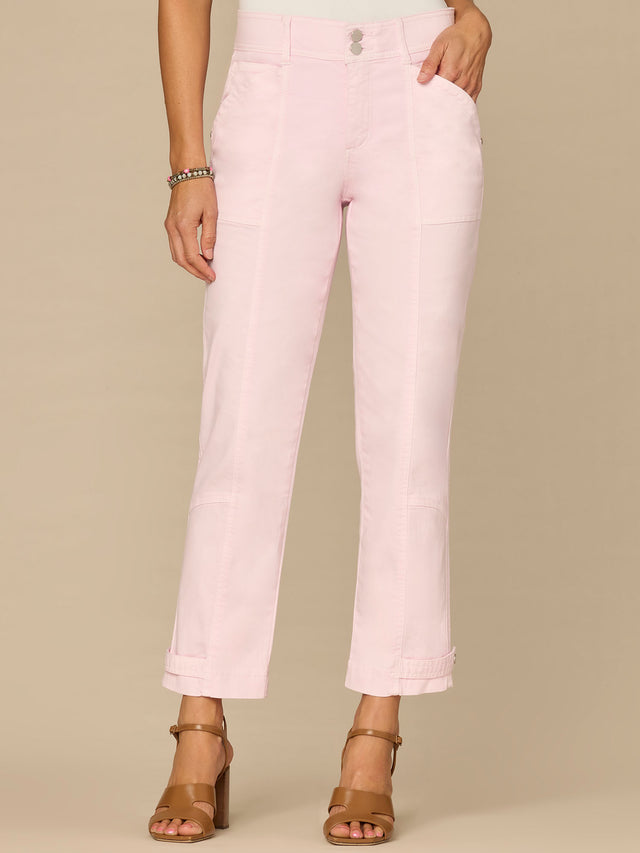 "Ab"solution High Rise Tapered Utility Pant with Snap Hem – Democracy ...