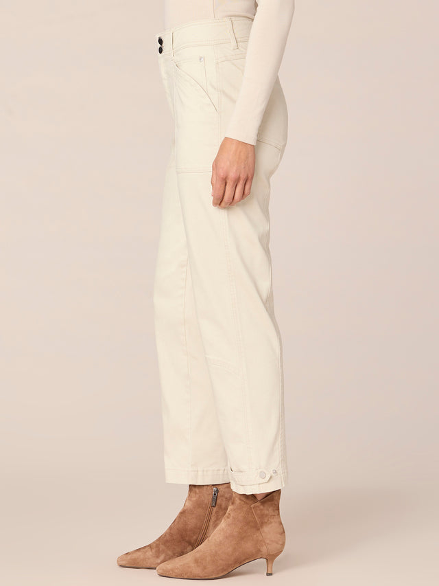 "Ab"solution High Rise Tapered Utility Pant with Snap Hem – Democracy ...