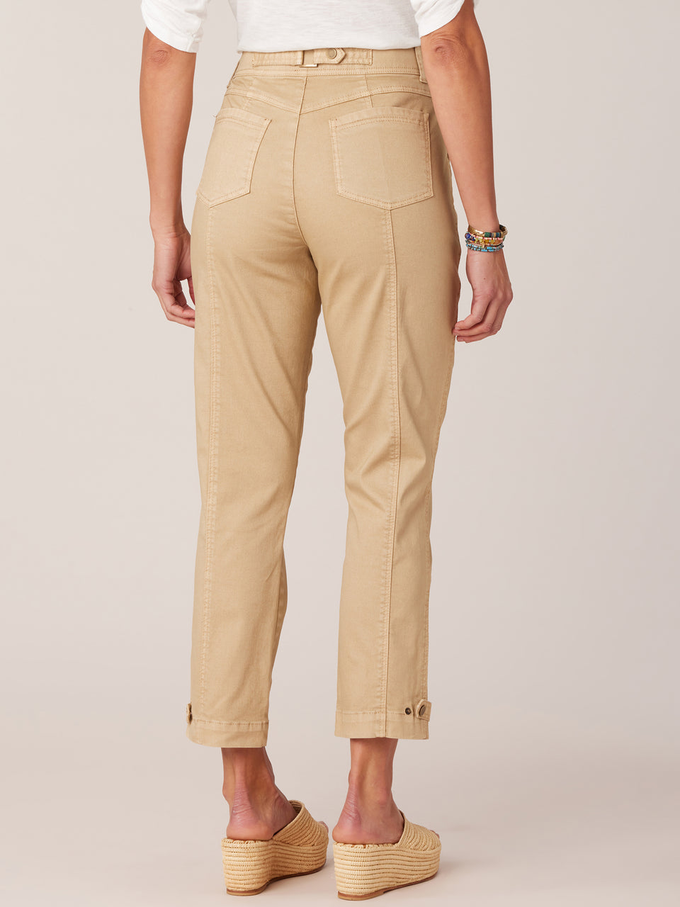 "Ab"solution High Rise Tapered Utility Pant with Snap Hem – Democracy ...